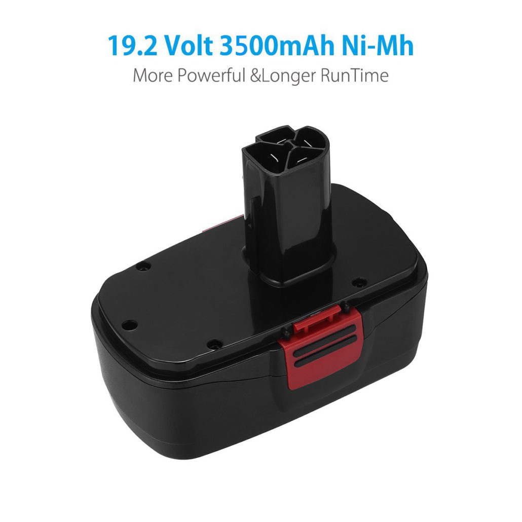 Powerextra 2 Pack 3.5Ah 19.2V Craftsman Replacement Battery Compatible with Craftsman DieHard C3 ...