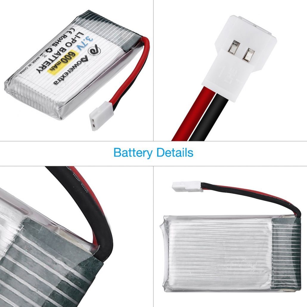 600mAh Syma X5 X5C X5SW Drone Battery , RC Lipo Battery Charger Combo