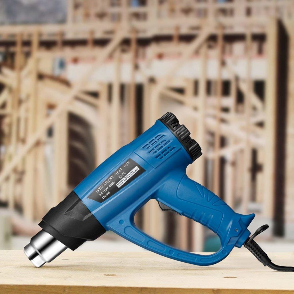 Powerextra Heat Gun Heavy Duty Hot Air Gun Variable Temperature Control ...