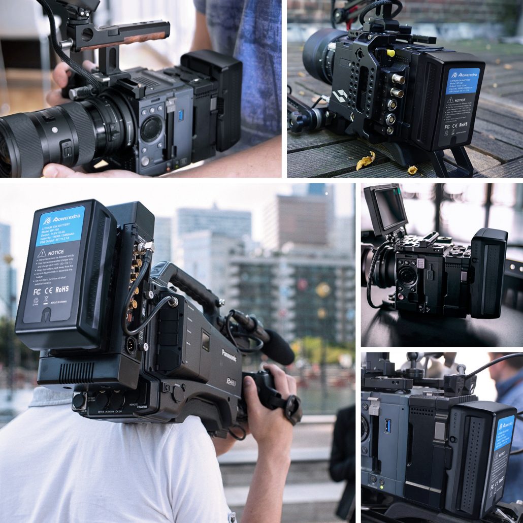 Powerextra 190Wh (13400mAh) V Mount/V-Lock Battery Compatible with Sony ...