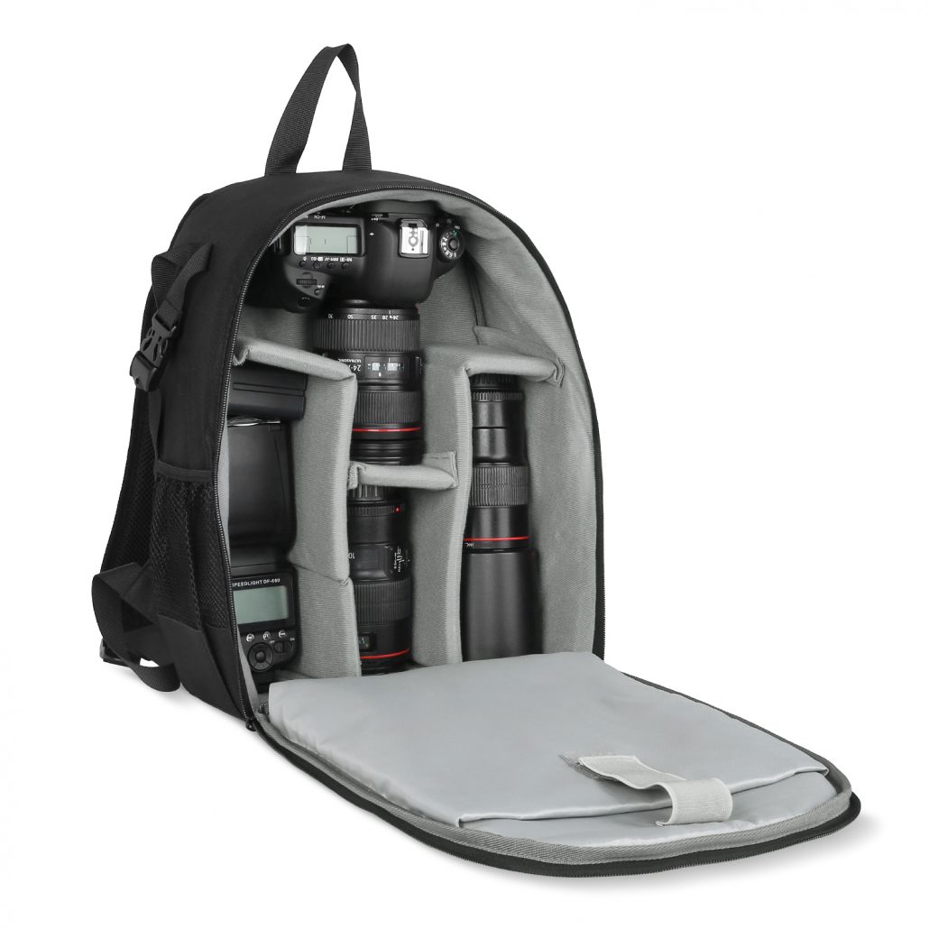 Powerextra Professional Waterproof Camera Backpack Bag for DSLR/SLR ...